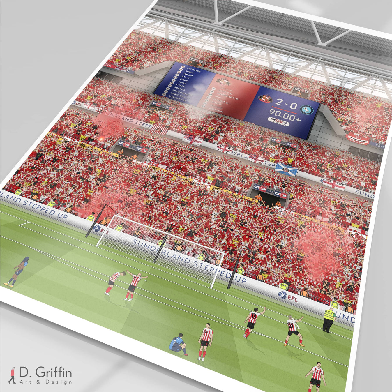 Sunderland Promotion Print | Play Off Final At Wembley – North Section
